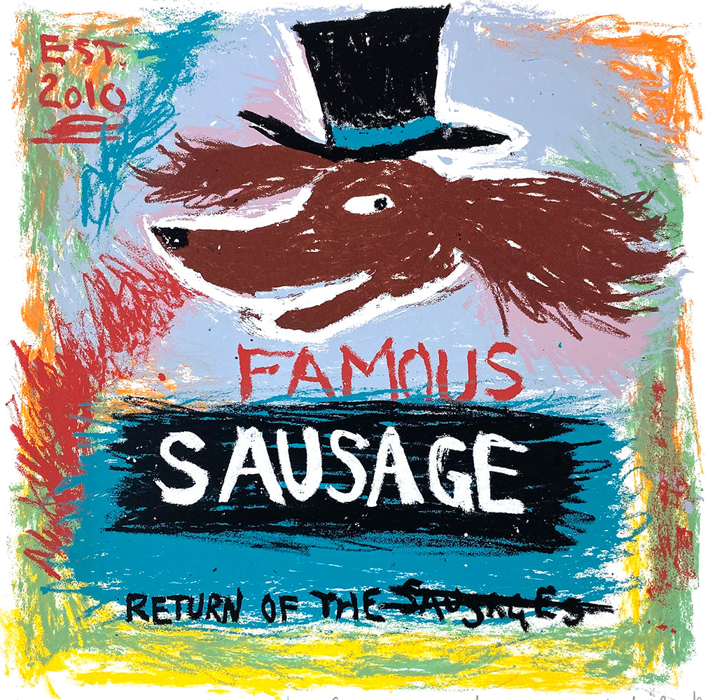 Basquiat's Famous Sausage Dog – Castle Gallery